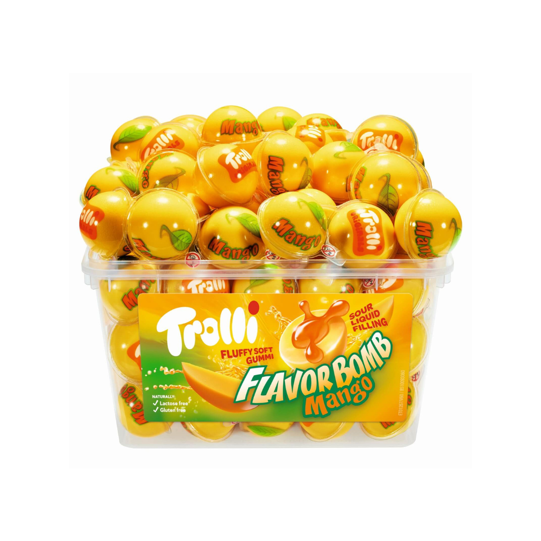 Trolli Flavour Bombs - Strawberry/Cherry Cola/Sour Glowworms/PopEye/Ma ...